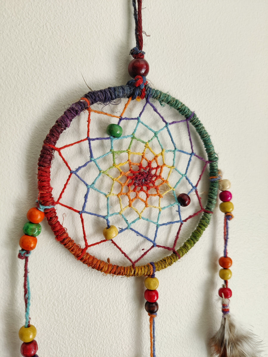 4" Hemp Dreamcatcher – TheThirdEyeNZ