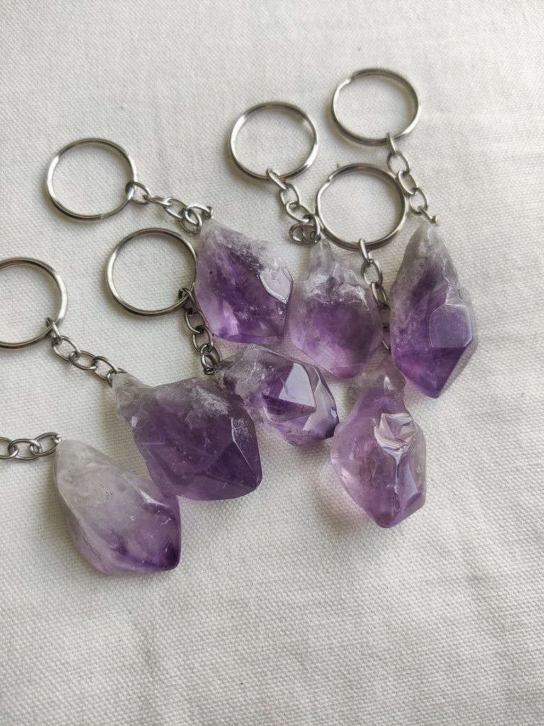 Amethyst Keychain – TheThirdEyeNZ