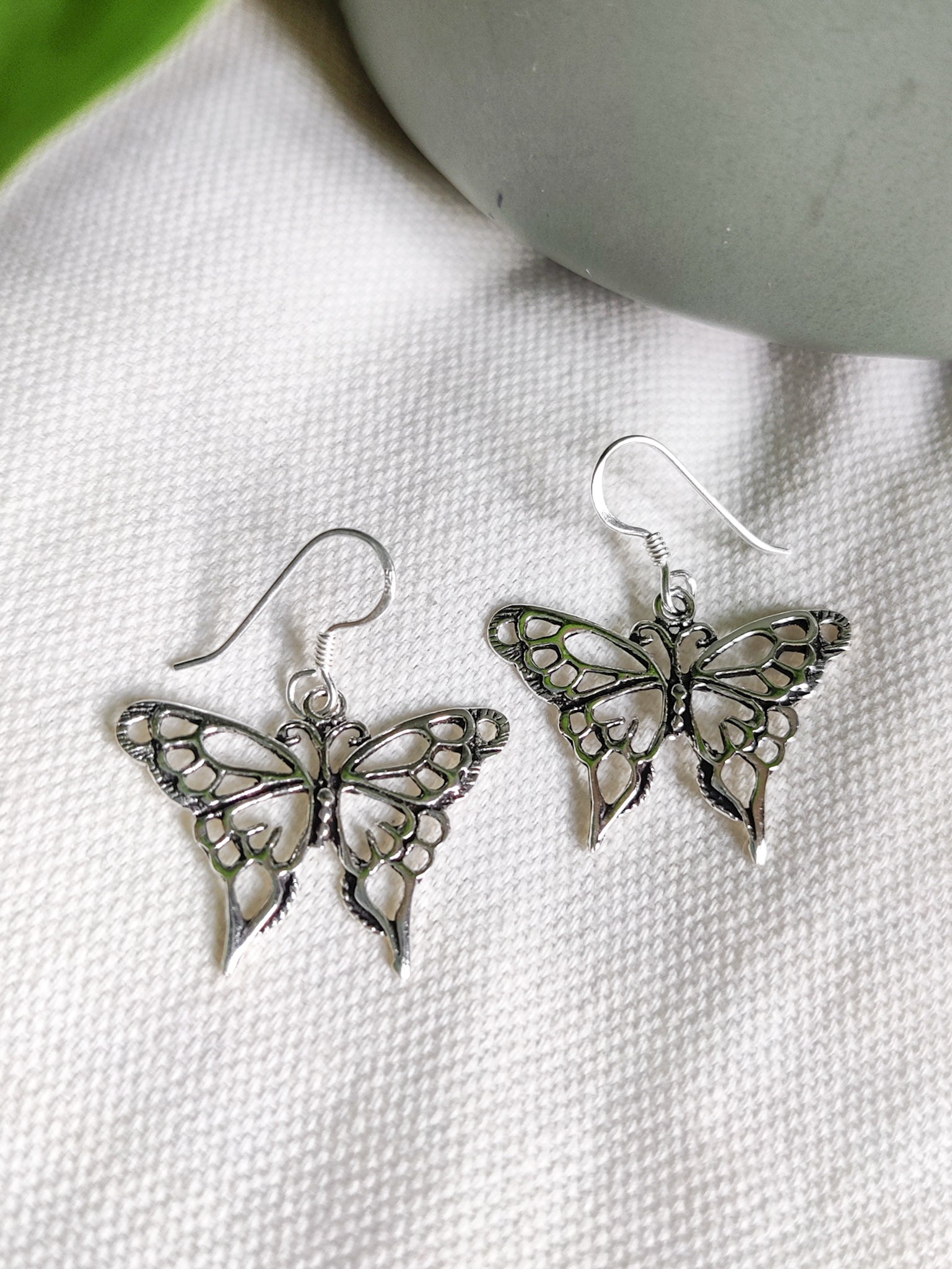 Sterling Silver Butterfly Earrings – TheThirdEyeNZ