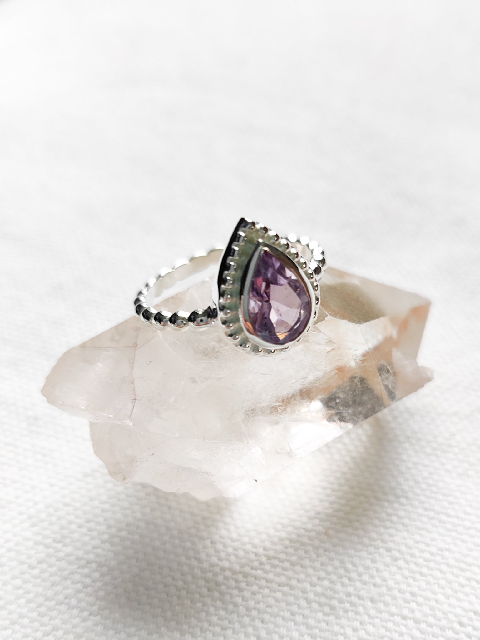 Large Teardrop Stone Ring – TheThirdEyeNZ