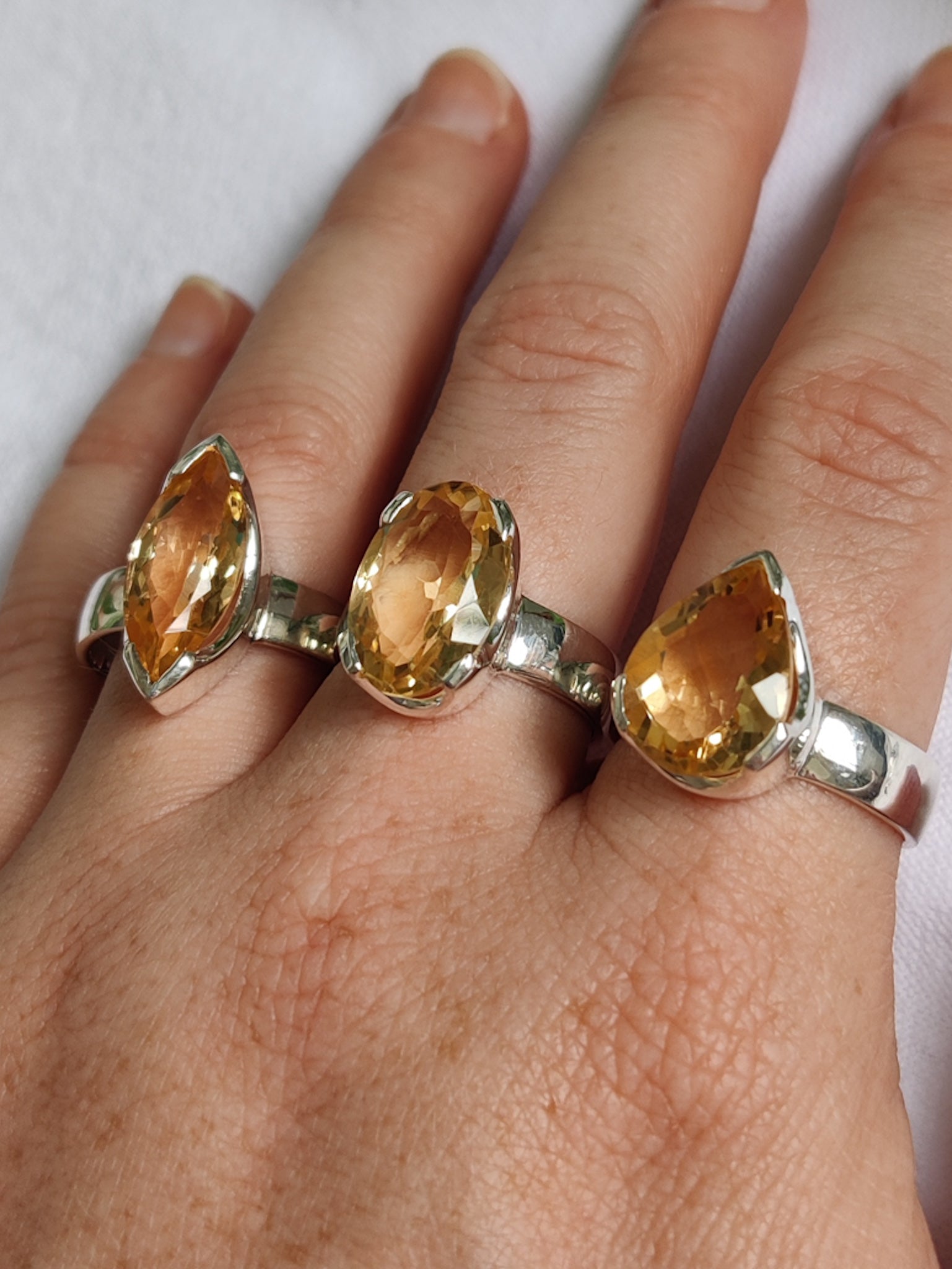 Silver Citrine Ring – TheThirdEyeNZ