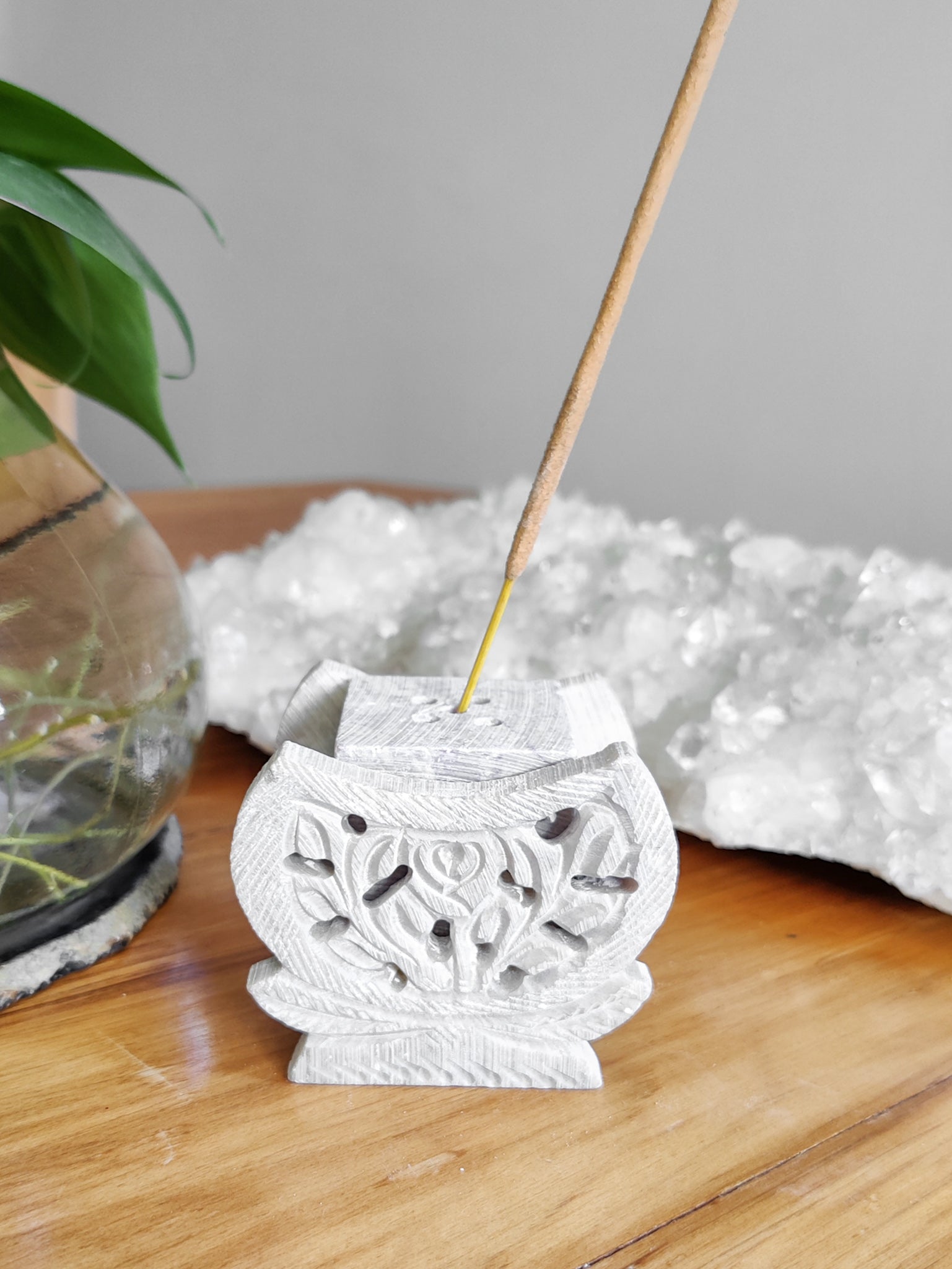 Patterned Stone Cube Incense Holder – TheThirdEyeNZ